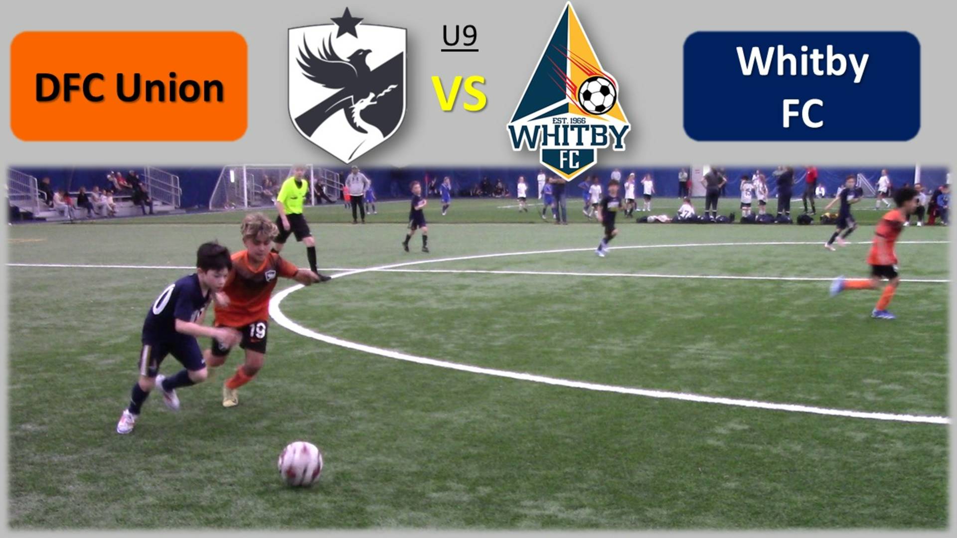 Детский Футбол в Канаде. ФК СОЮЗ против ФК из города Витби. Возраст до 9 лет.