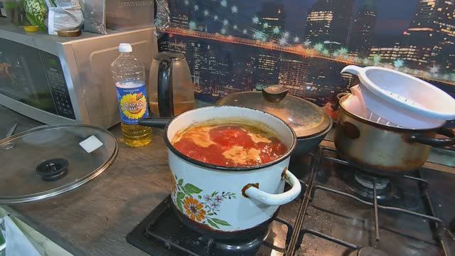 Готовим борщ за час , вся готовка за 2 минуты