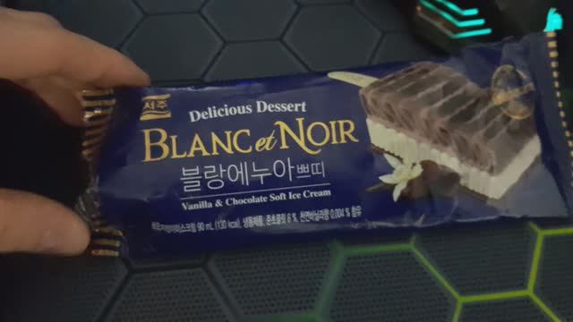 Blanc et Noir от Seoju Красивое название мороженого из Кореи