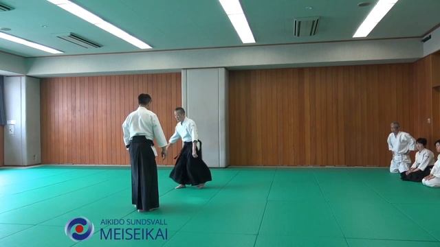 2 Aikido Gyakuhanmi Shihonage Shishiya Sensei Tokyo 2017