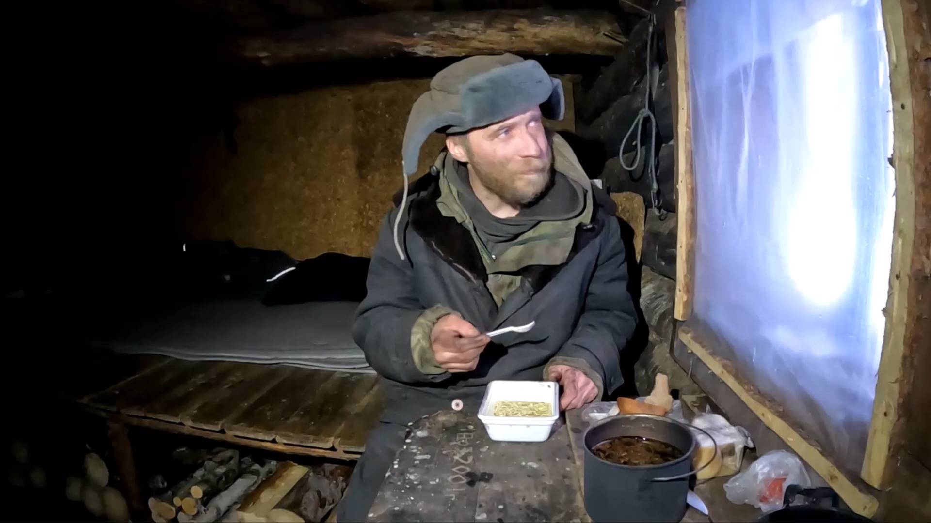 Какая то аномалия. Зимняя рыбалка. Избушка. Часть 1