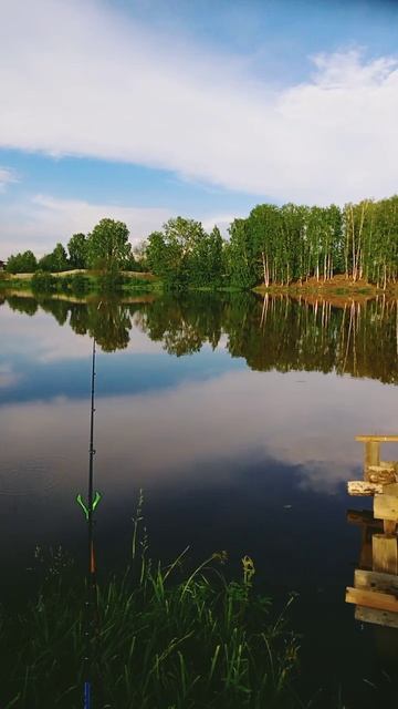 Рыбалка на Баранчинском пруду.