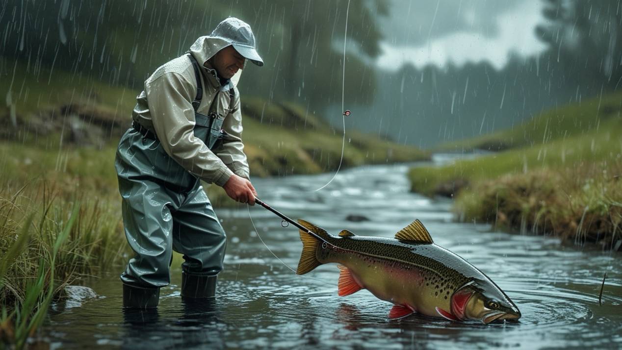 Простая рыбалка на поплавок