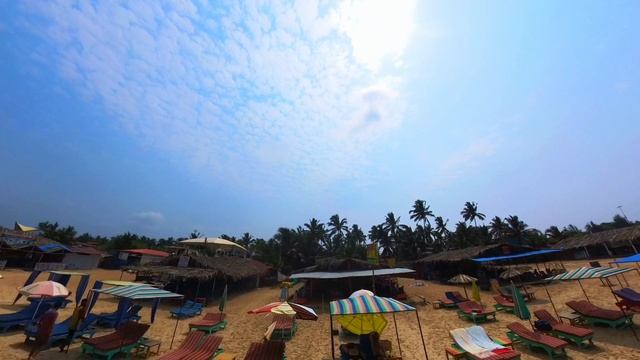 Таймлапс 360 пляж