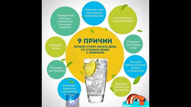 Лайфхак. 9 причин начать день со стакана воды с лимоном