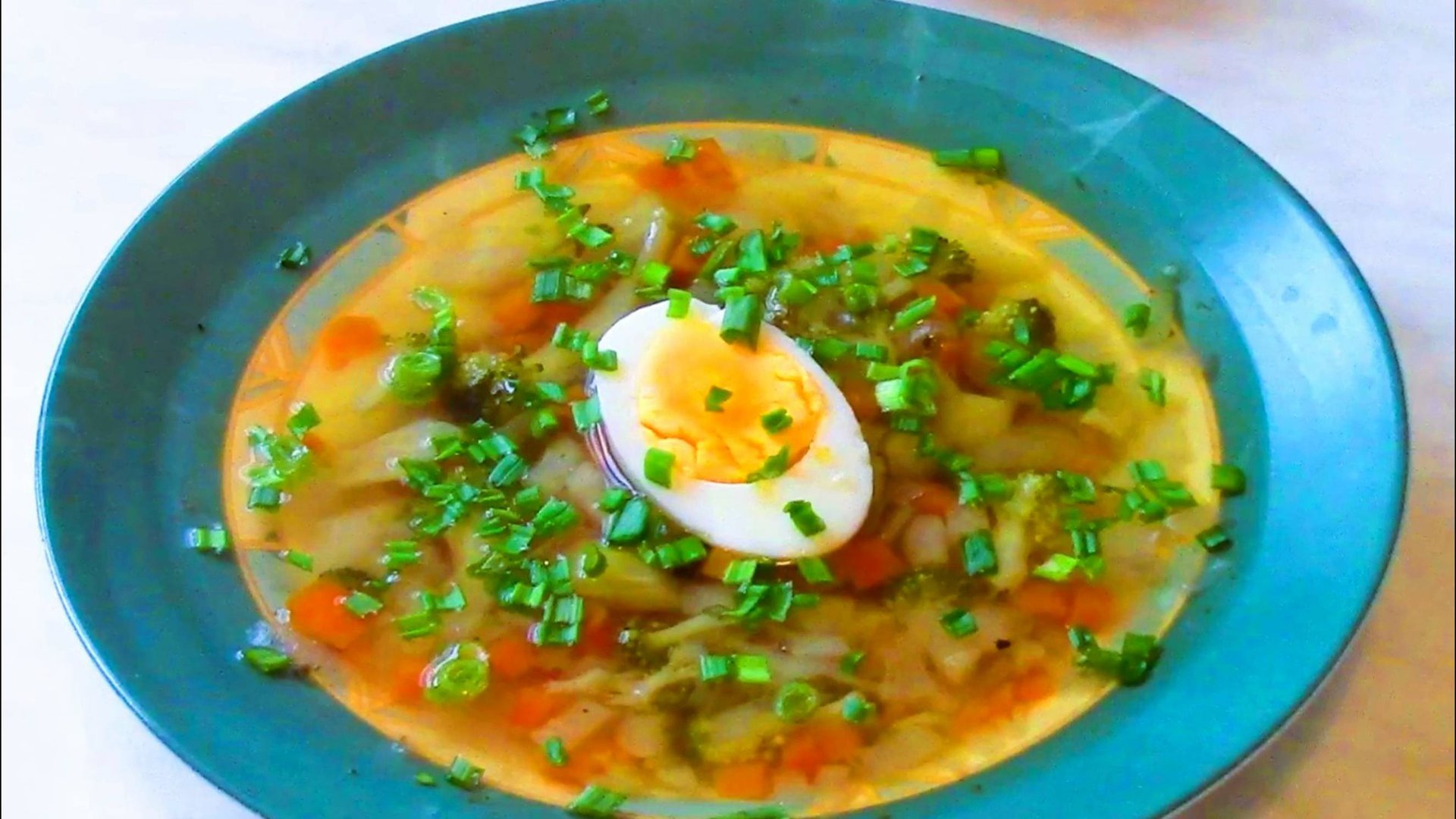 Фитнес суп, низкокалорийный  рецепт.