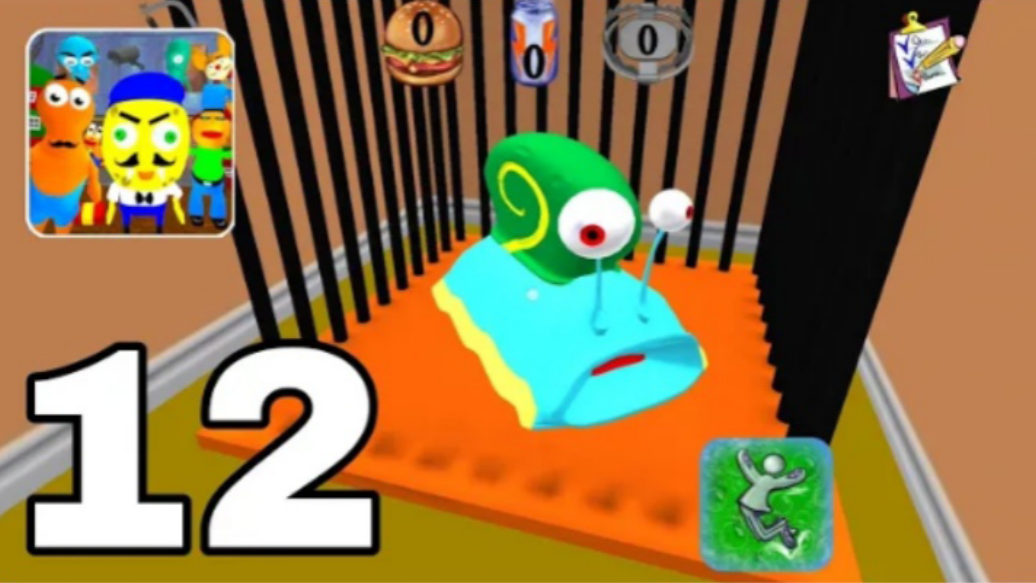 Sponge Neighbor Escape 3D New Update Gameplay Level 12
