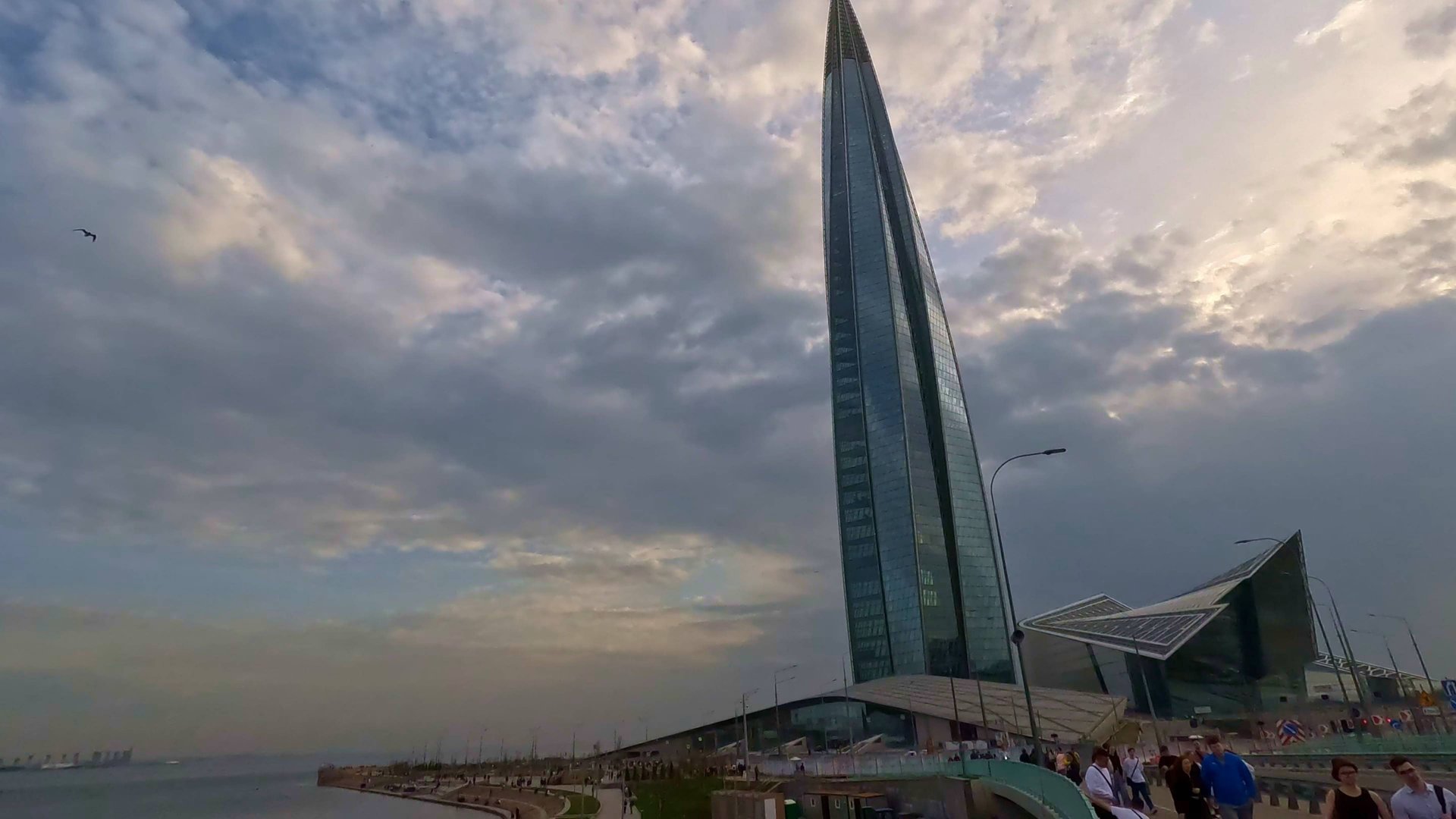 Лахта центр и ресторан Стейк Давай