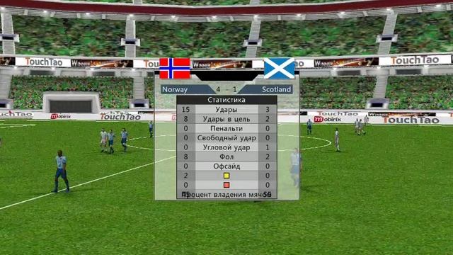 обзор матча Норвегия 5:3 Шотландия