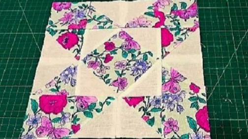 Лоскутный блок в нежных тонах