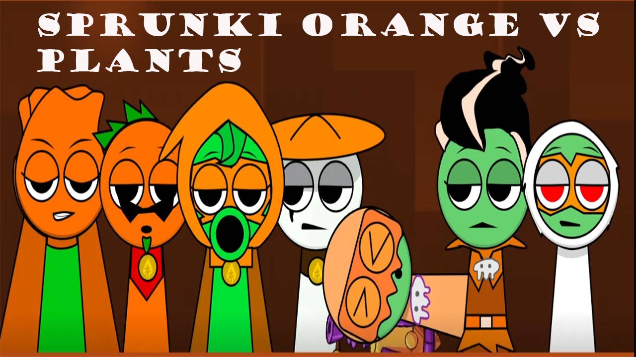 Incredibox Sprunki Orange vs Plants