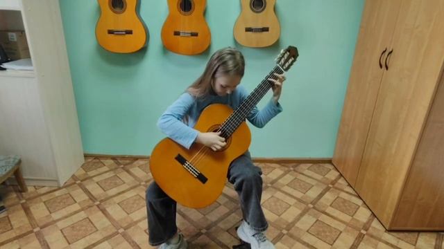 Кизоркина Дарья. «Одинокая гармонь» Б. Мокроусов.