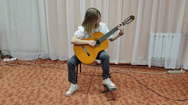 Ефремова Софья.  «Темная ночь» Н.Богословский.