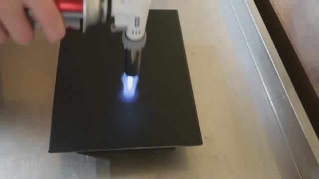 Plasma treatment surface. Обработка поверхности полимеров плазмой огненной горелки.