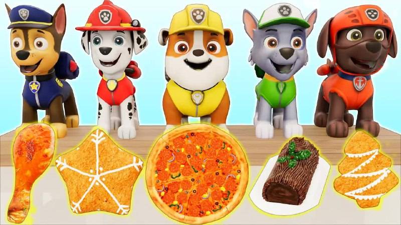 ЩЕНЯЧИЙ ПАТРУЛЬ ЧЕЛЛЕНДЖ, ЩЕНКИ ВЫБИРАЮТСЯ ИЗ ЛОВУШКИ И УГАДЫВАЮТ ВКУСНЯШКИ