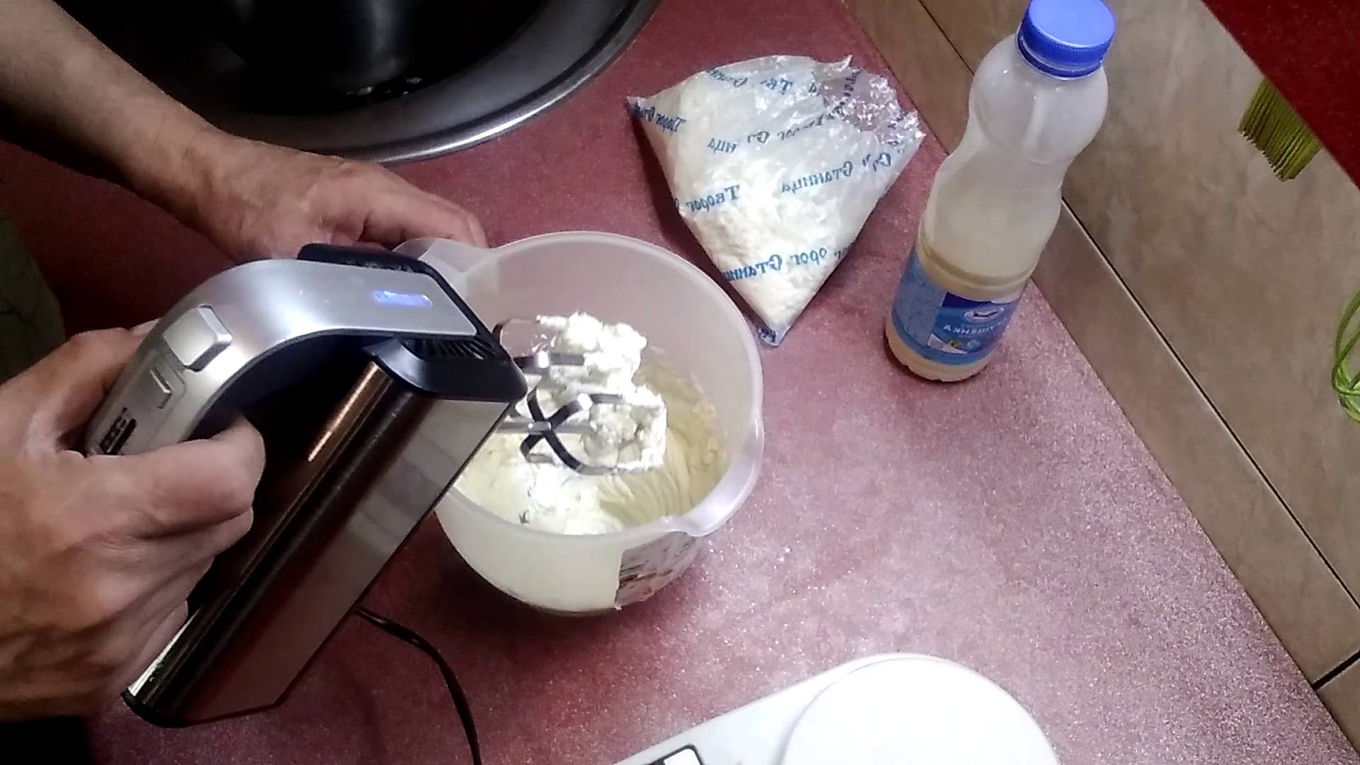 Сливочно-творожный крем для торта