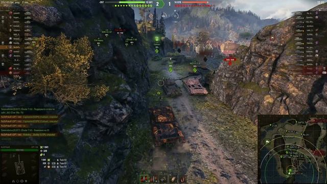 Взрываю БК взводу Type 63, два крита подряд