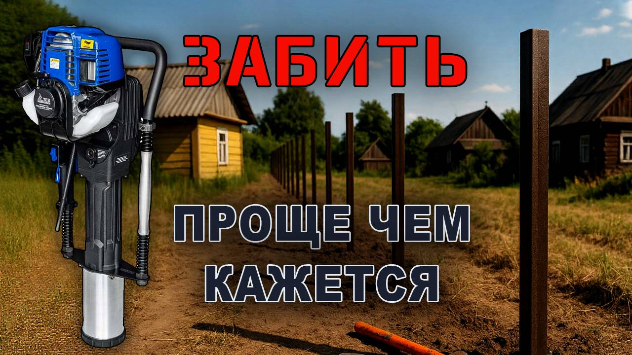 Бензиновый копер? Что это вообще такое и зачем он нужен?