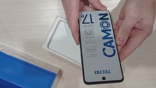 Смартфон TECNO CAMON 17p распаковка _ TECNO CAMON 17p Smartphone Unboxing