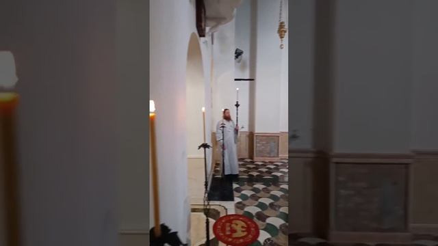 Литургия в храме Гроб Господень.Оьче наш.Томашовка.Монастырь.04.05.2025
