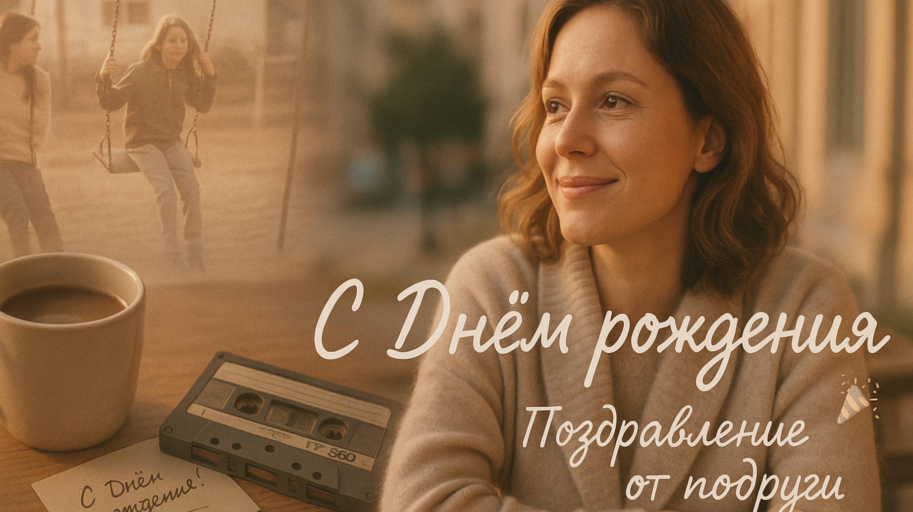 «С Днём рождения — от подруги»