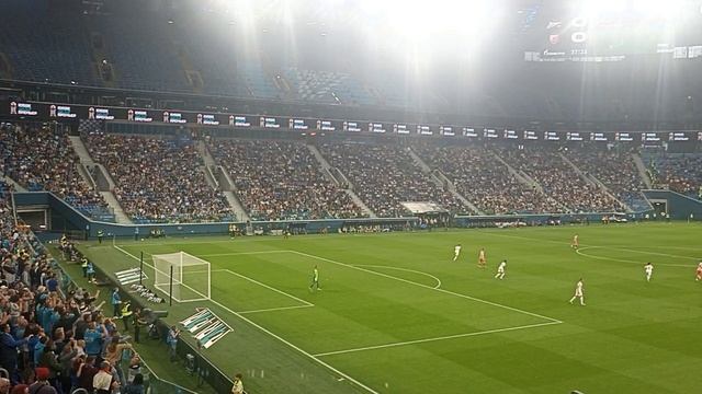 перекличка Косово - Сербия на матче Зенит - Црвена Звезда 04.07.2023