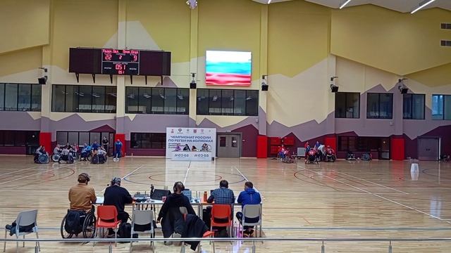 ЧР по регби на колясках. СПб, 02.04.2025 - 07.04.2025. Калининградская обл. – Приморский край 04.04.