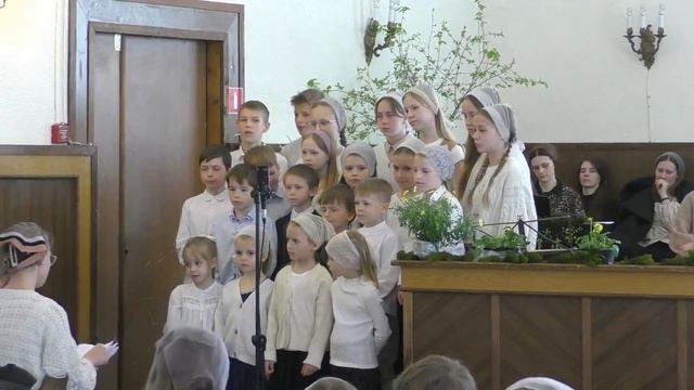 «В саду склонился Божий Сын» (27.04.2025) / Дети
