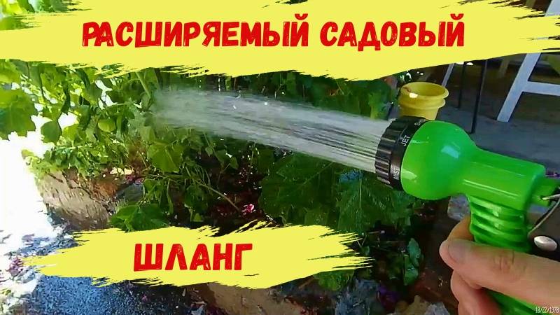 Расширяемый садовый шланг с AliExpress .