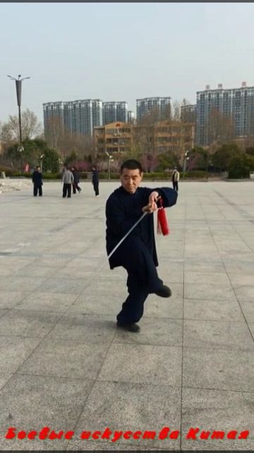 Мастер и меч... Талия - ось с длинным мечом, импульс - как радуга.