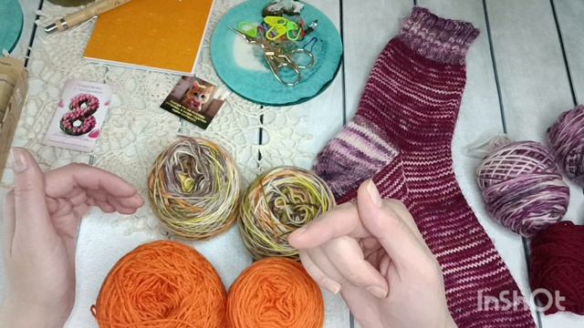 Моя носочная радуга🌈🌈🌈 Первая пара🧶🧶🧶
