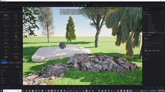 1-7 -Twinmotion 2025 Plants Menu and Editing