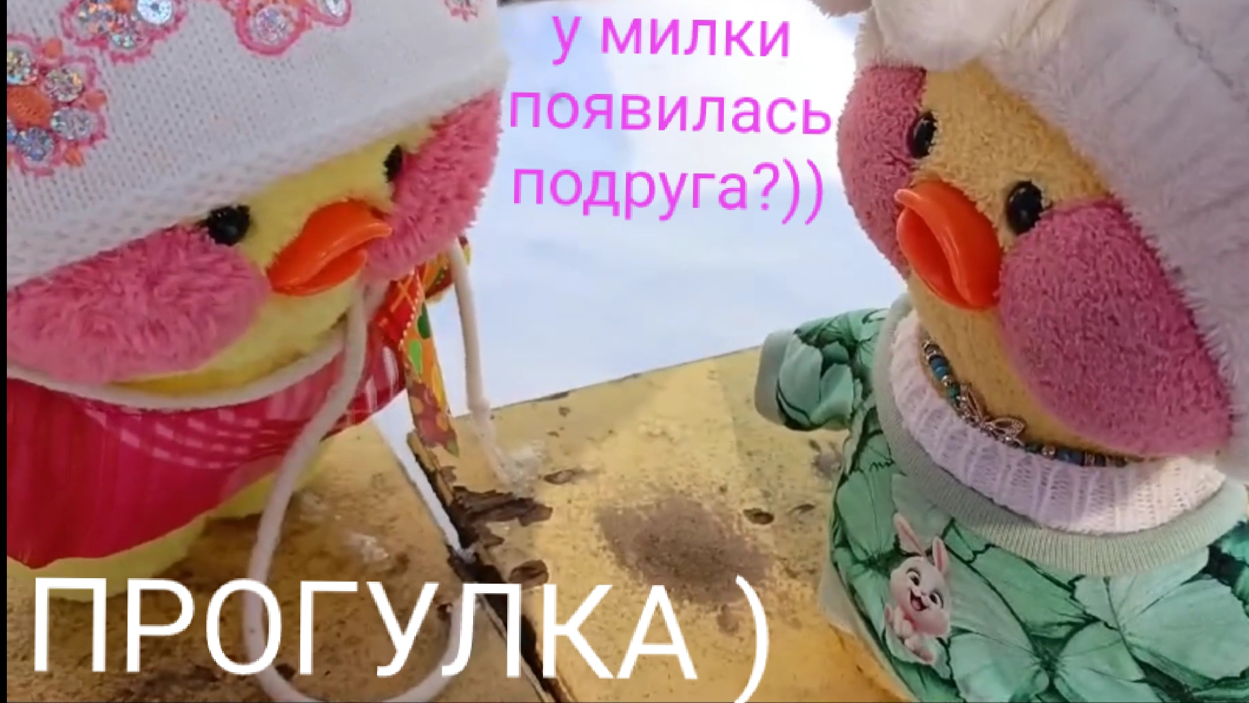 ВЯЖЕМ🧶) У МИЛКИ ПОЯВИЛАСЬ ПОДРУГА?)