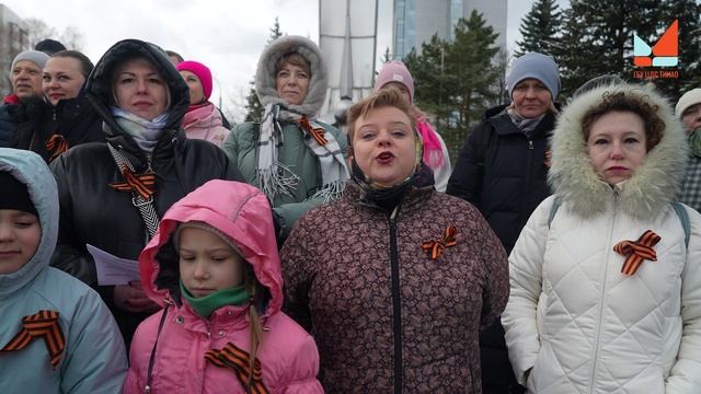 Флешмоб "Спасибо за Победу". Район Внуково