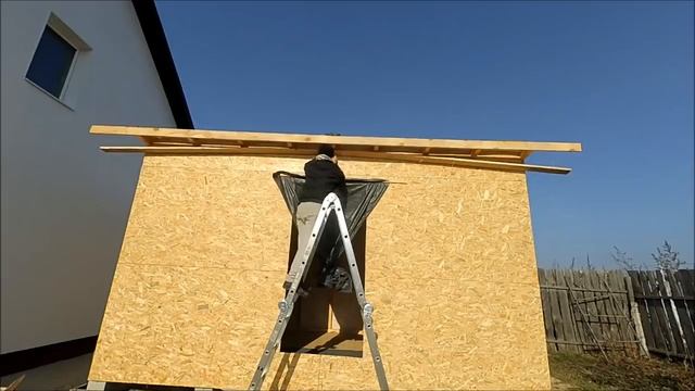 Гидроизоляция кровли каркасной котельной. Каркас для подшивки свесов кровли. Капельник.