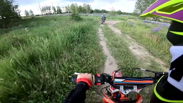 в 7 лет на детском питбайке 11й выезд MotoLand CRF 10 (70cc AT)