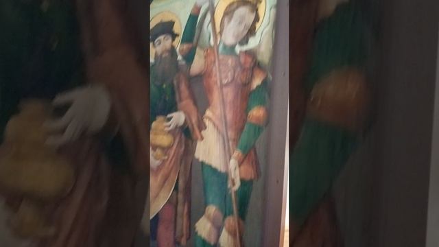 За алтарный триптих. Коронование Богоматери. Южная Германия. Начало XVI века.