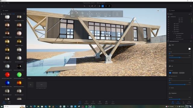 1-16 -Twinmotion 2025 - Chalet Overlay Assignment