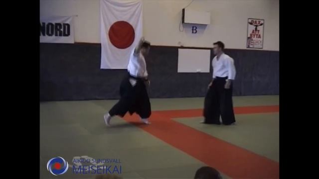 4 Aikido Katadorimenuchi Kokyonage, Shishiya Sensei Sundsvall 2004