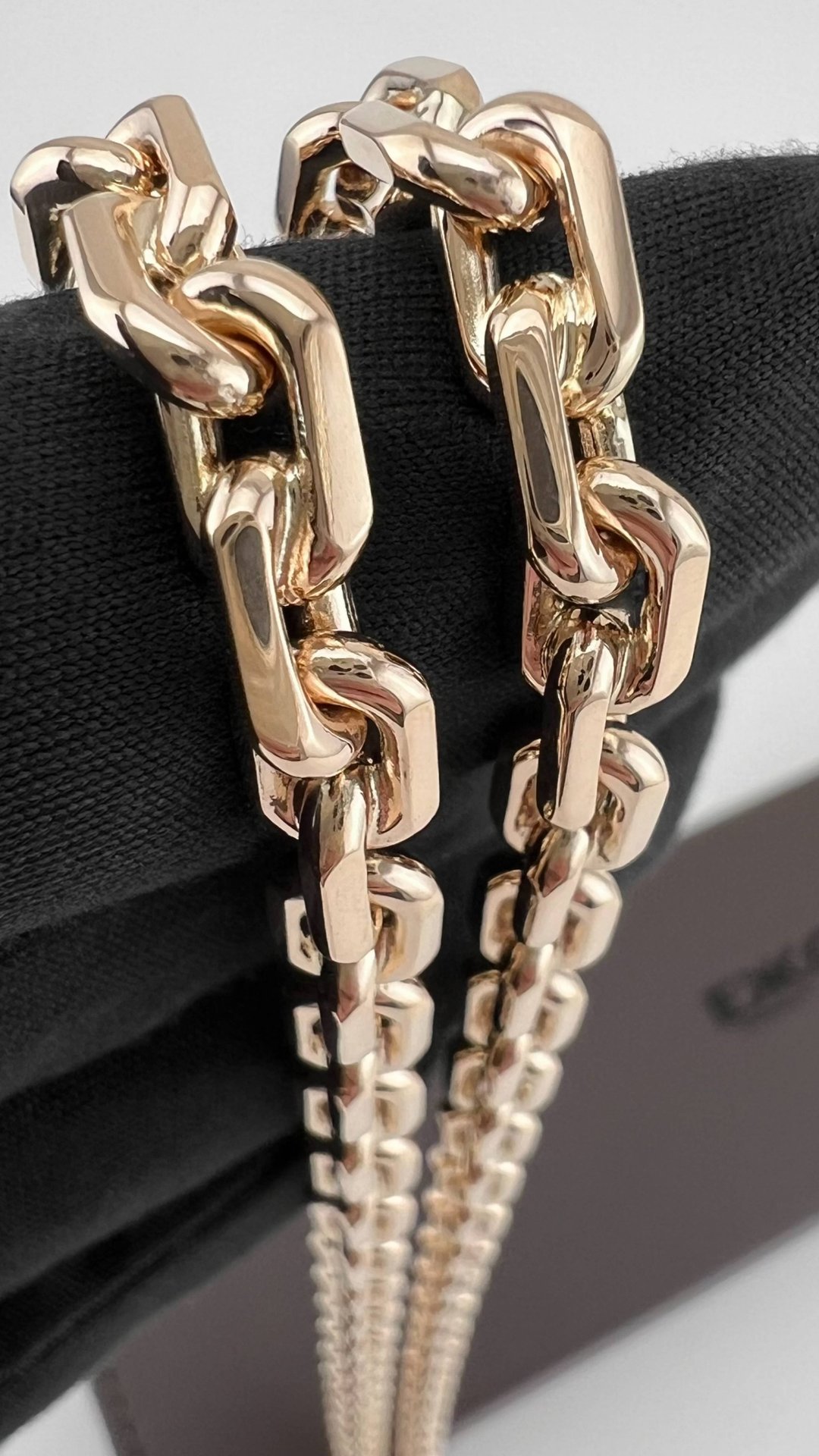 Золотая цепь Якорь плотный 84 грамма 585