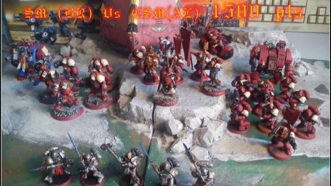 Battle Report 1500 очков SM(BR) vs CSM(AL)