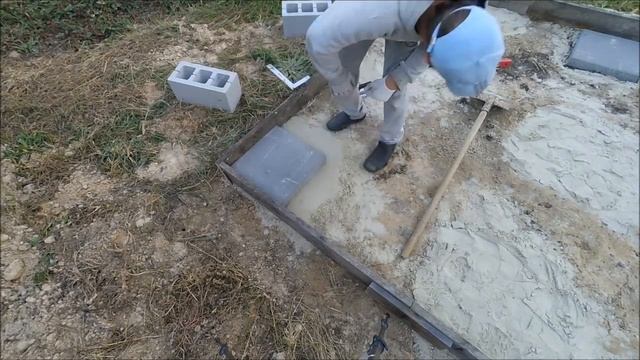 Столбчатый фундамент из блоков своими руками.