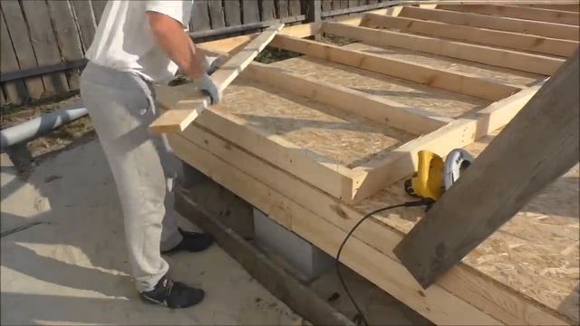 Сборка и установка каркасных стен для каркасной котельной из доски 100х50 мм.