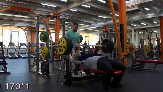 Жим лёжа 160 кг. в 56 лет. ,,Линейка двойками,, Мц6. Д1.