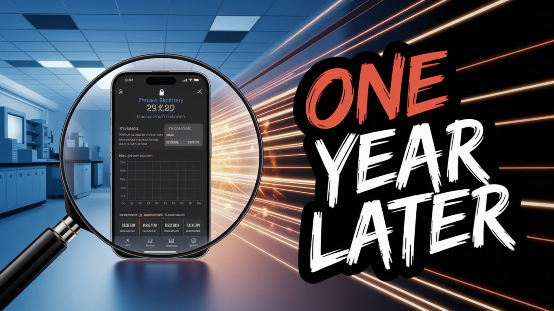 Какой должны быть максимальная емкость iPhone через год использования