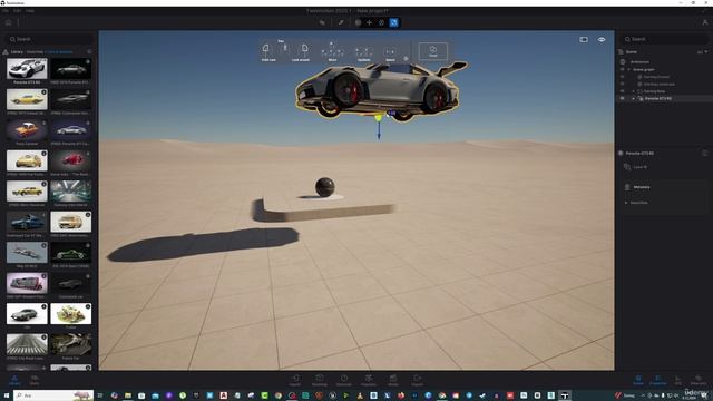 1-13 -Using Twinmotion 2025 SketchFab Library