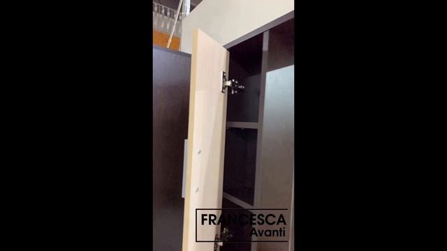 Шкаф-зеркало Francesca Eco 100 дуб-венге