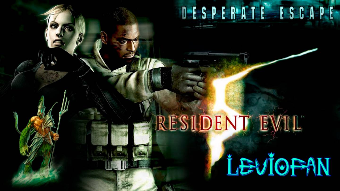 RESIDENT EVIL 5 - DLC 'Desperate Escape' Прохождение полностью.