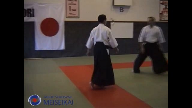 4 Aikido Yokomen Uchi Kotegaeshi Omote, Shishiya Sensei 2003