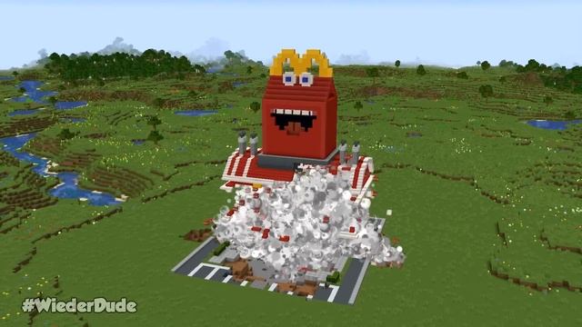 Майнкрафт TNT Макдональдс ЧЕЛЛЕНДЖ НУБ vs ПРО vs ХАКЕР vs БОГ